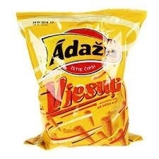 ADAZU – Corn snacks with cheese flavour Viesuli 100g (in box 18). Jolly ...